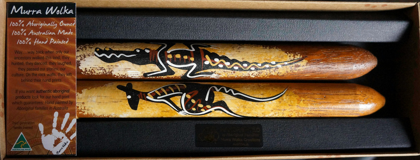 Beautiful Aboriginal designs representing cultural aspects.