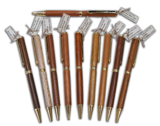 Pens Australian made native timbers handcraft pencil writing