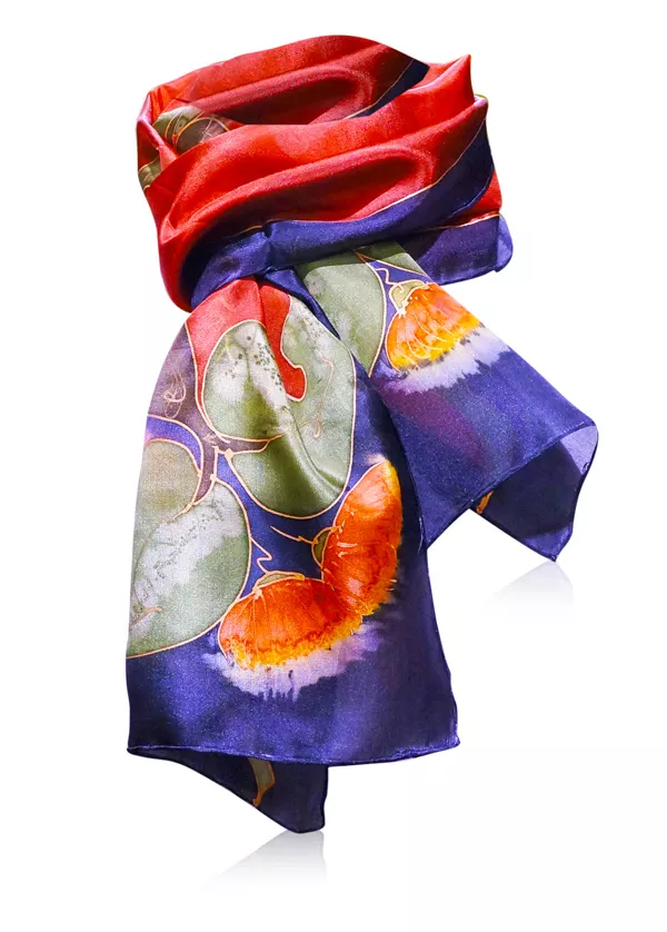 Silk Scarf Hand Painted