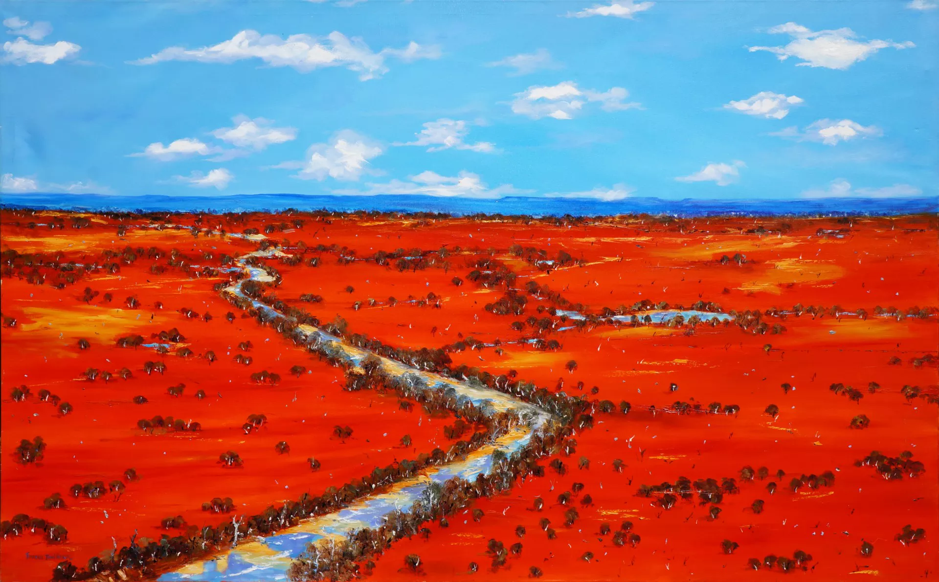 Original Australian paintings by artist Terrence John Hadler