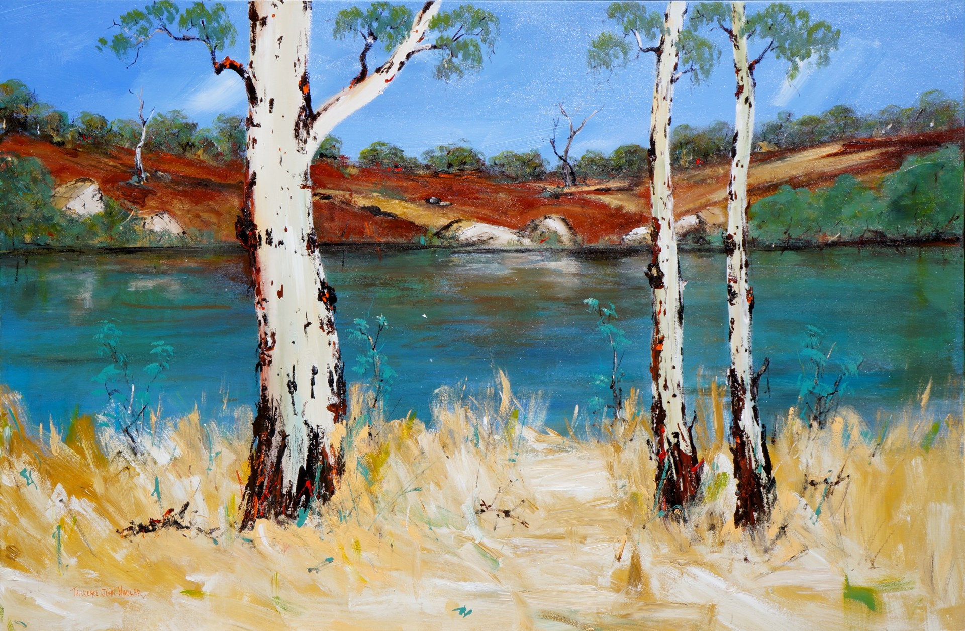 Original Australian paintings by artist Terrence John Hadler