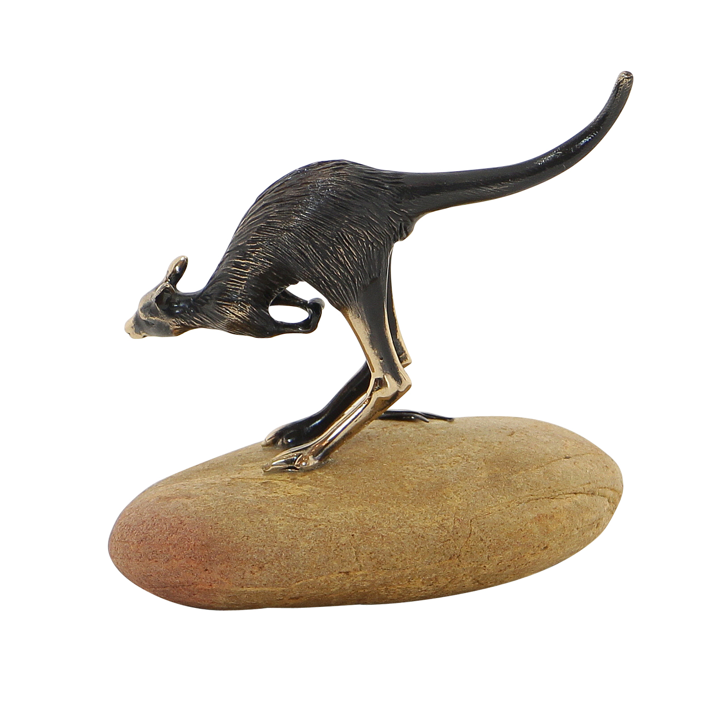 bronze kangaroo icon Australia animal hand made in Australia