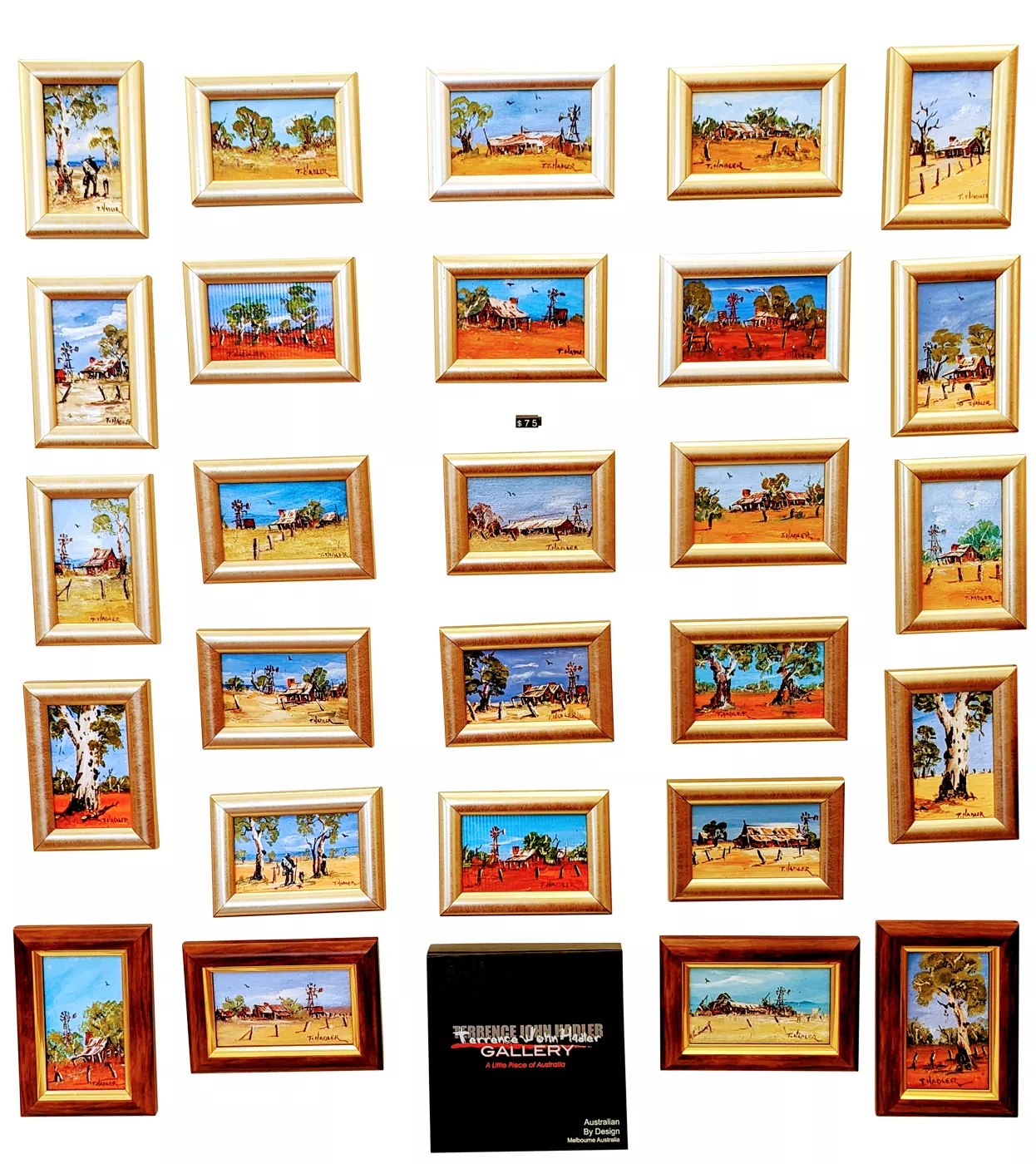 Original Australian paintings by artist Terrence John Hadler