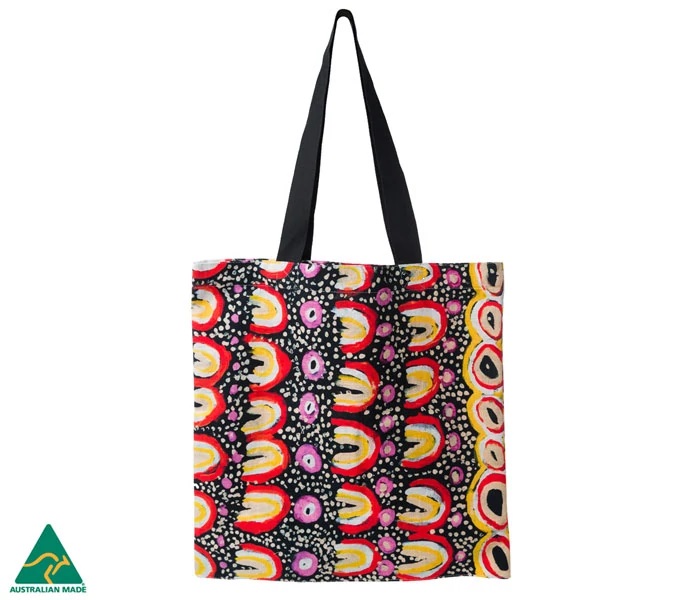 Australian made beautiful Aboriginal designed tote carry bag