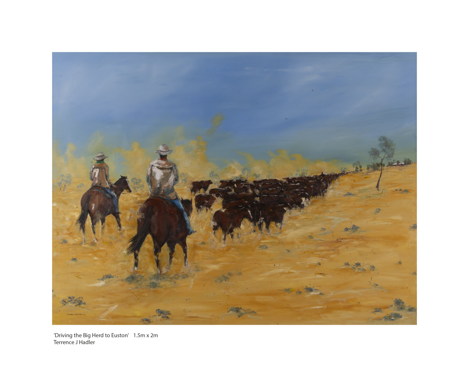 Original Australian paintings by artist Terrence John Hadler