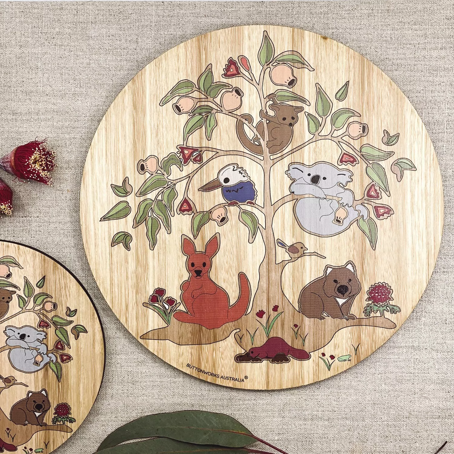 Trivet Pot stand Australian timber sealed to resist staining